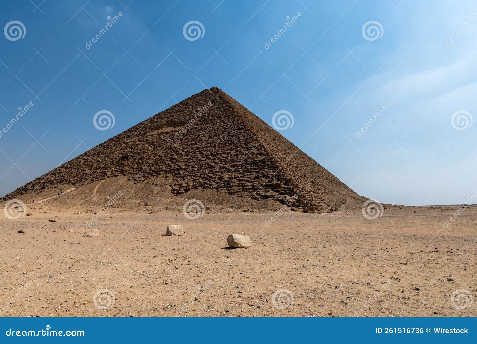 Red pyramid, cairo, egypt stock photo. Image of egypt - 261516736
