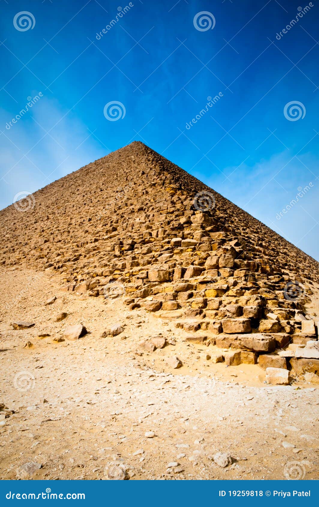 The Red Pyramid in Egypt stock photo. Image of sacred - 19259818