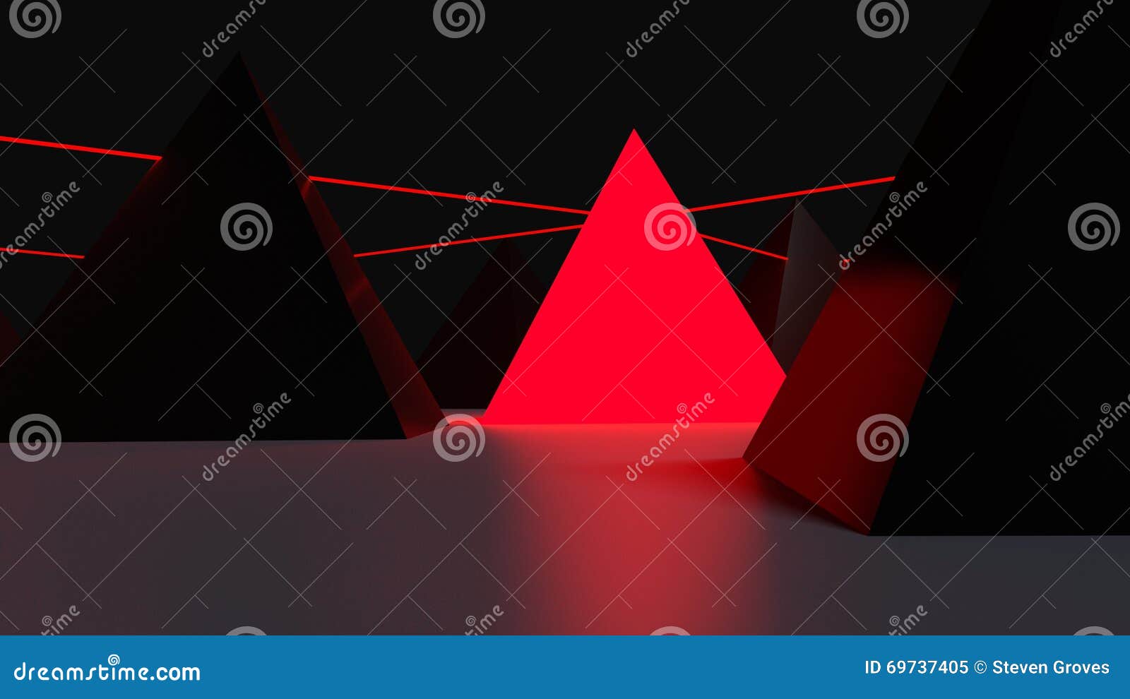Red Pyramid Royalty-Free Stock Photography | CartoonDealer.com #69737405