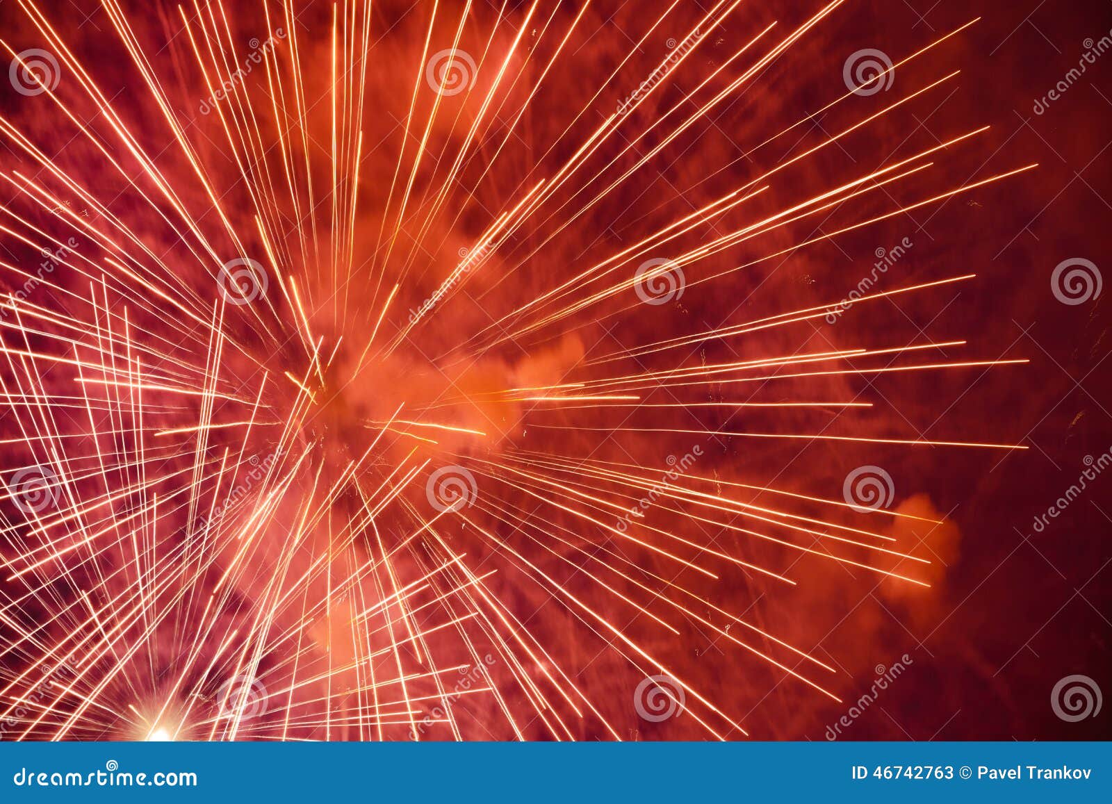 Red Pyrotechnic background stock image. Image of holiday - 46742763