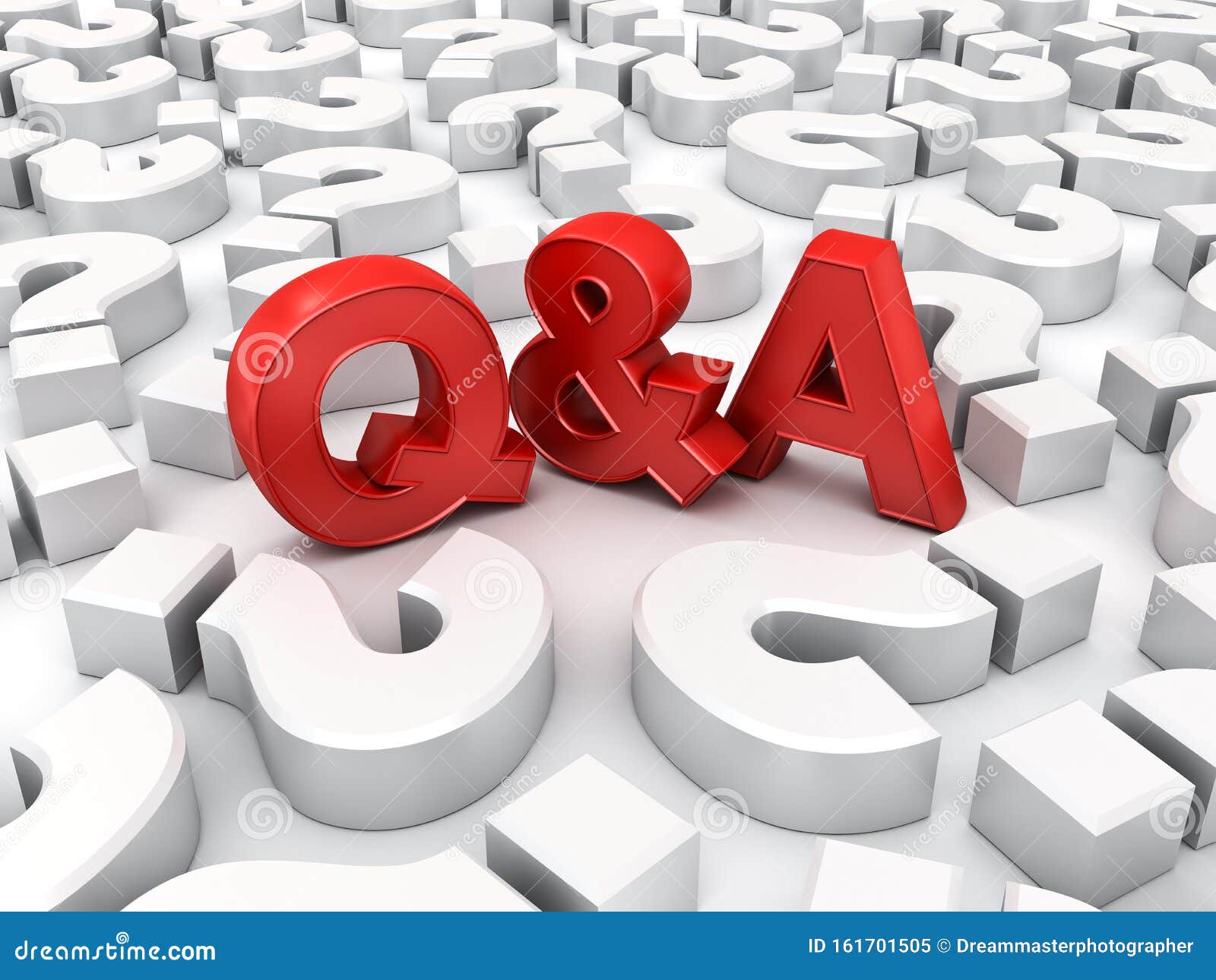 Red Q and a Text or Questions and Answers Concept among White Question ...