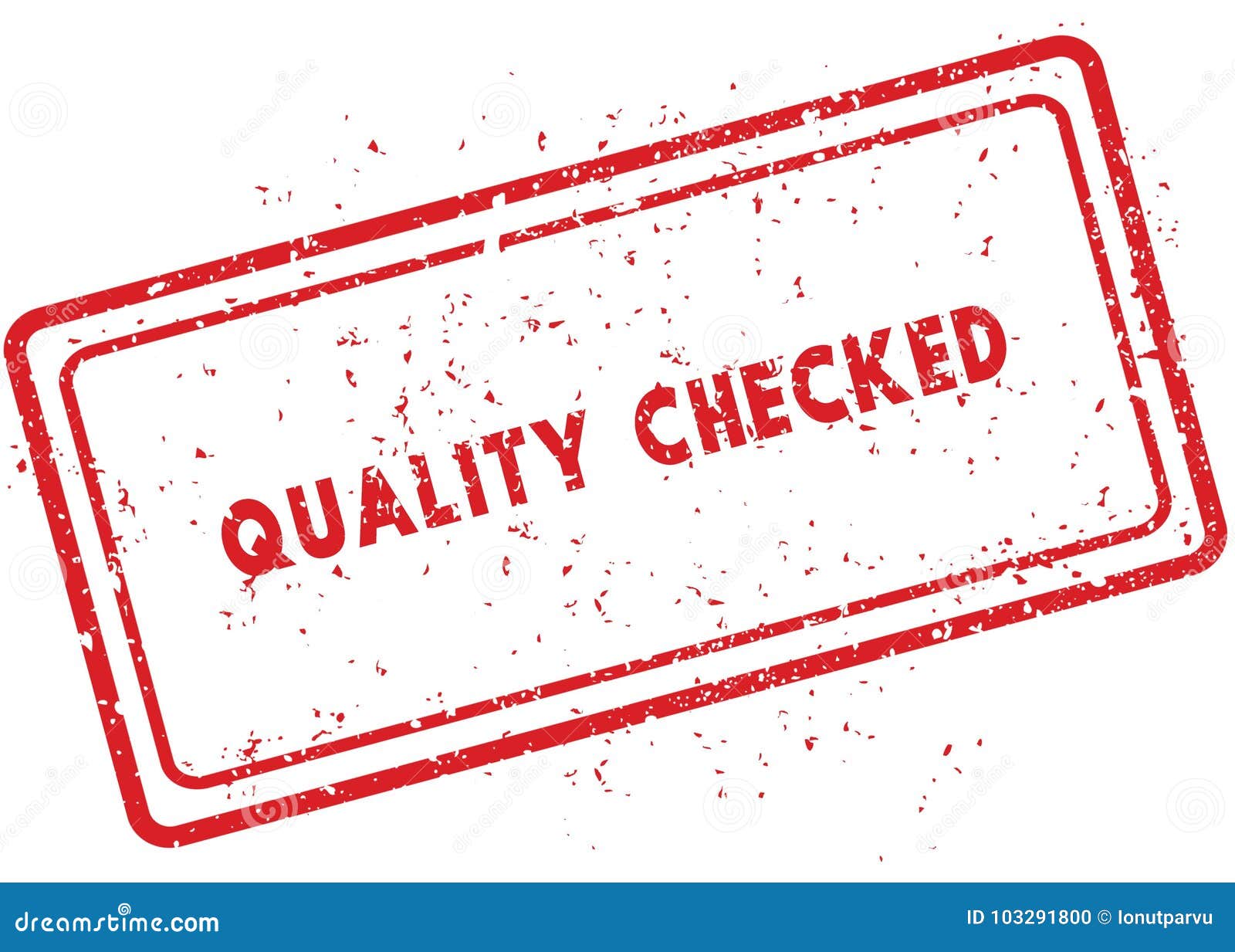 Red QUALITY CHECKED Rubber Stamp Stock Illustration - Illustration of ...