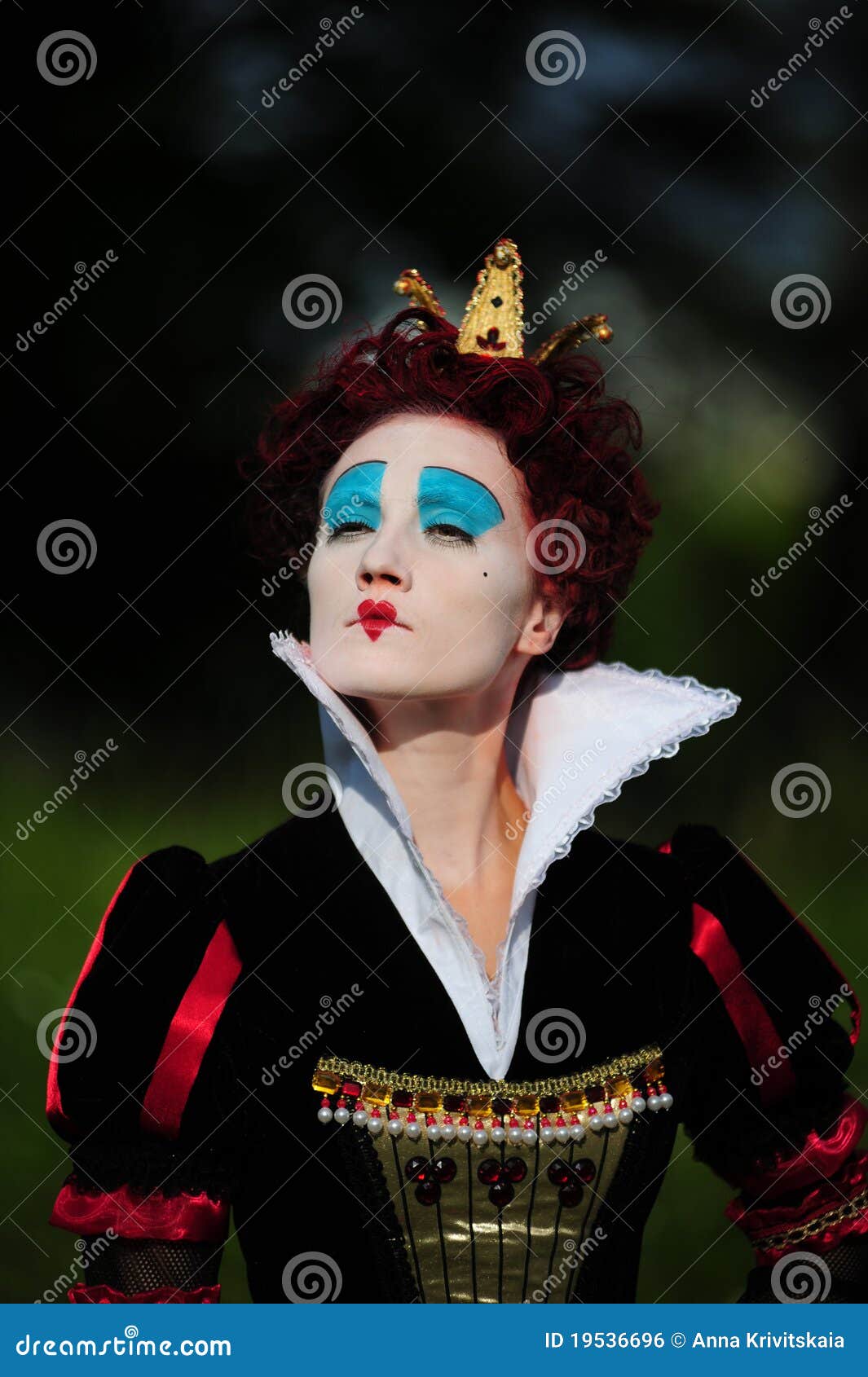 Red Queen stock photo. Image of character, hearts, baton - 19536696