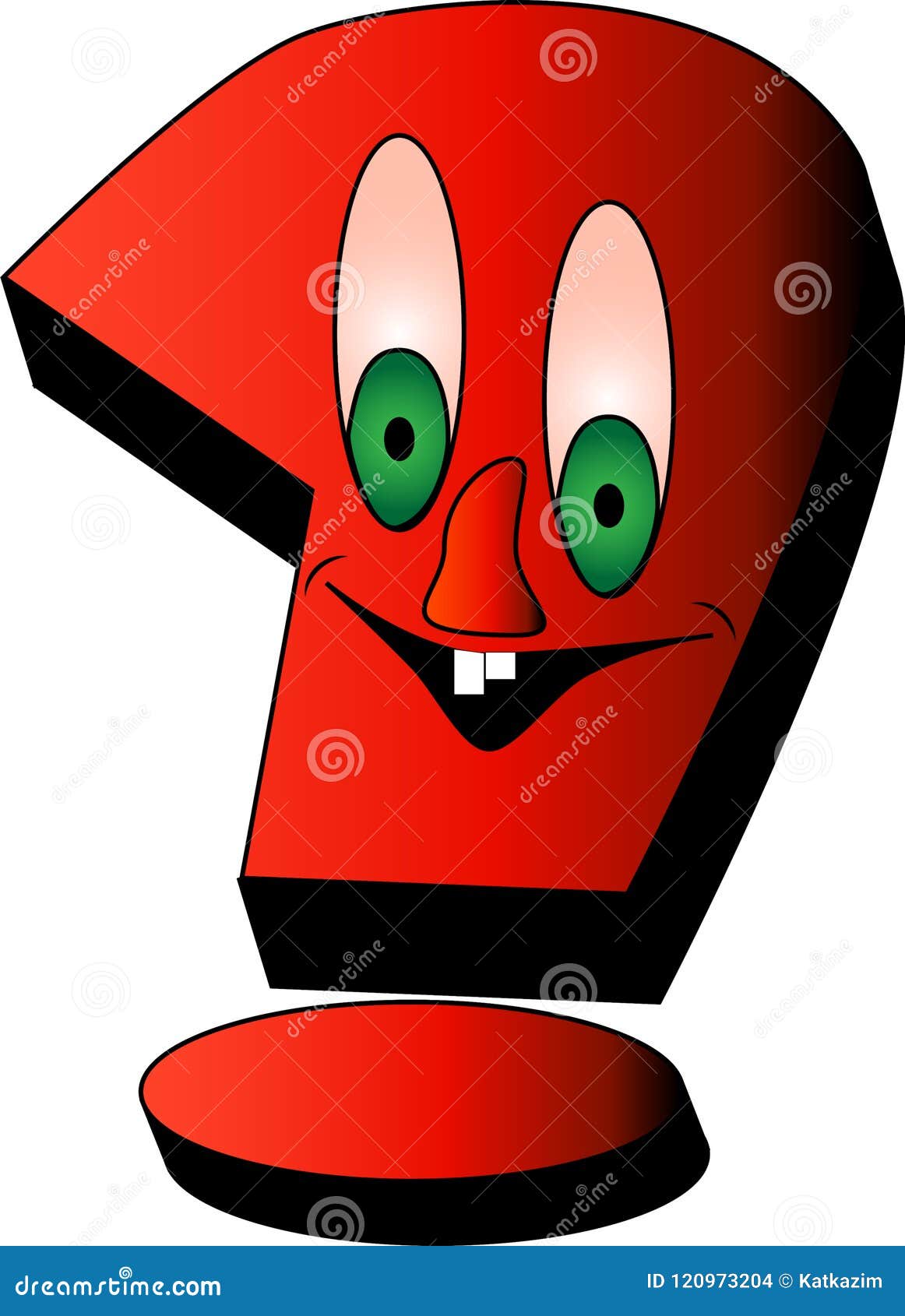 Question mark with smile stock illustration. Illustration of cartoon ...