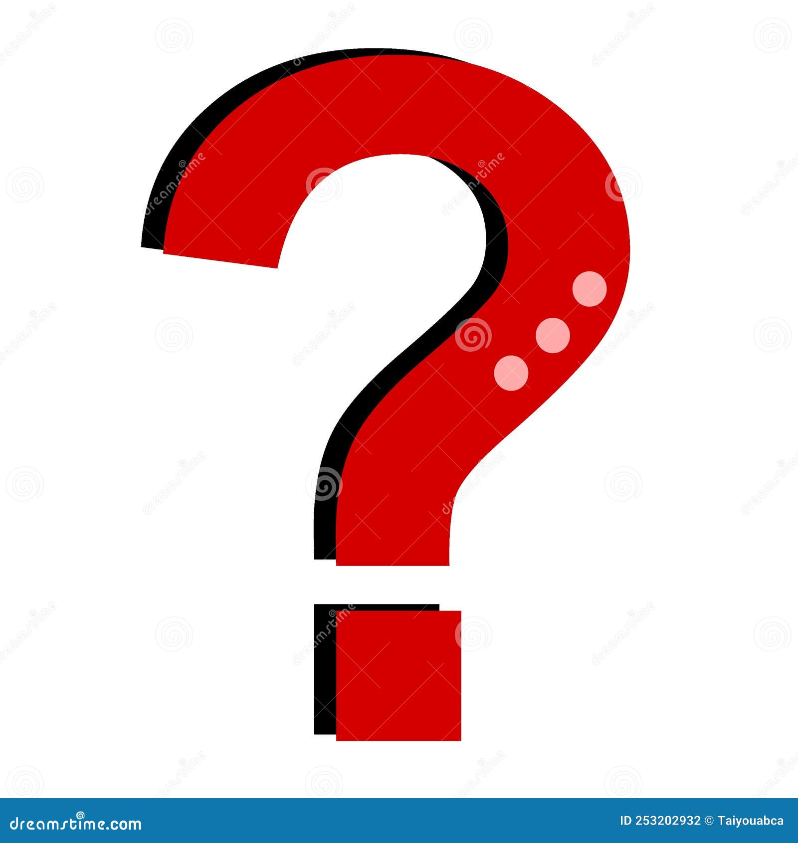 Red question mark in white stock photo. Illustration of mark - 253202932