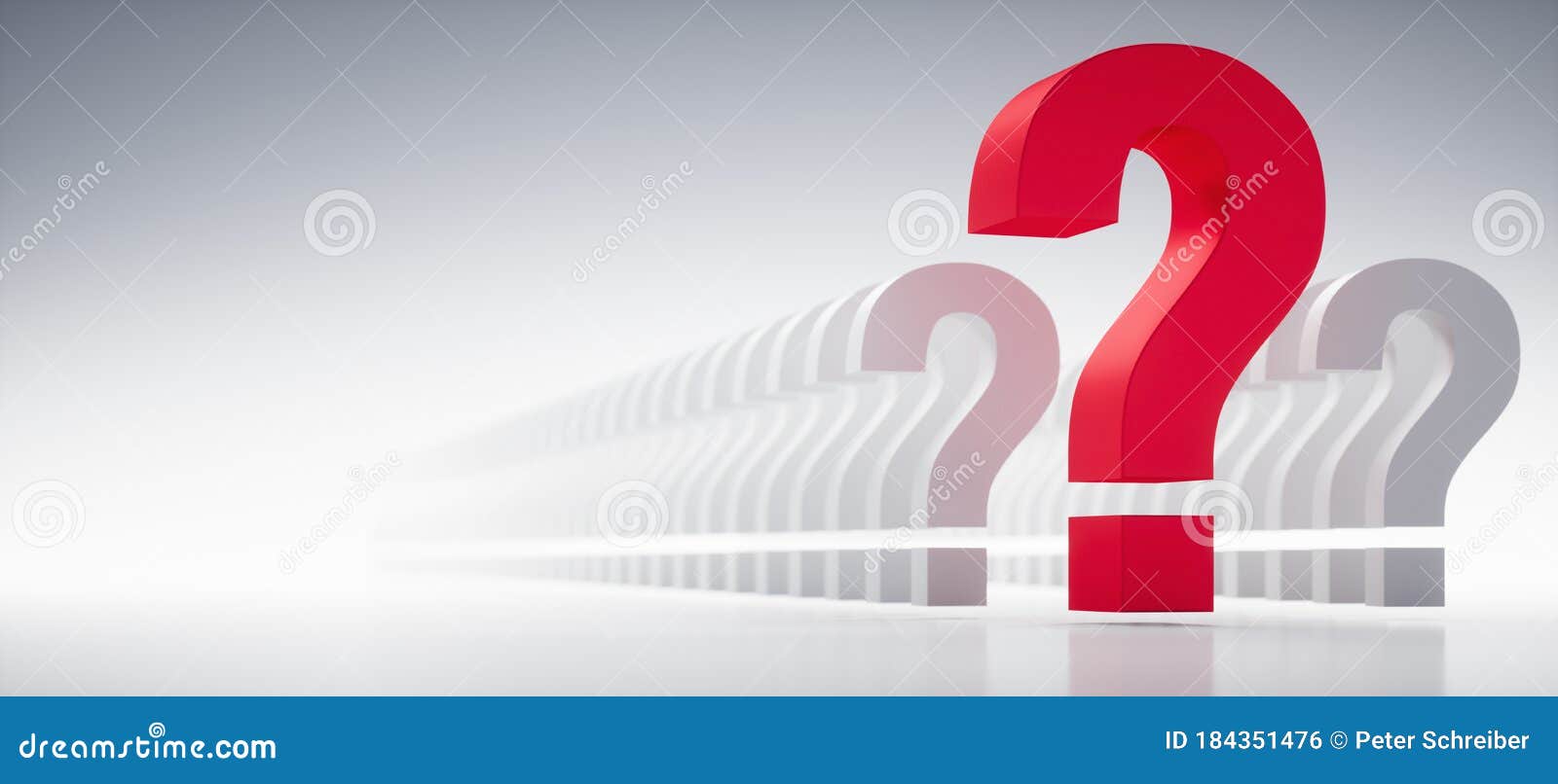 Red Question Mark with White Question Marks Stock Photo - Image of idea ...
