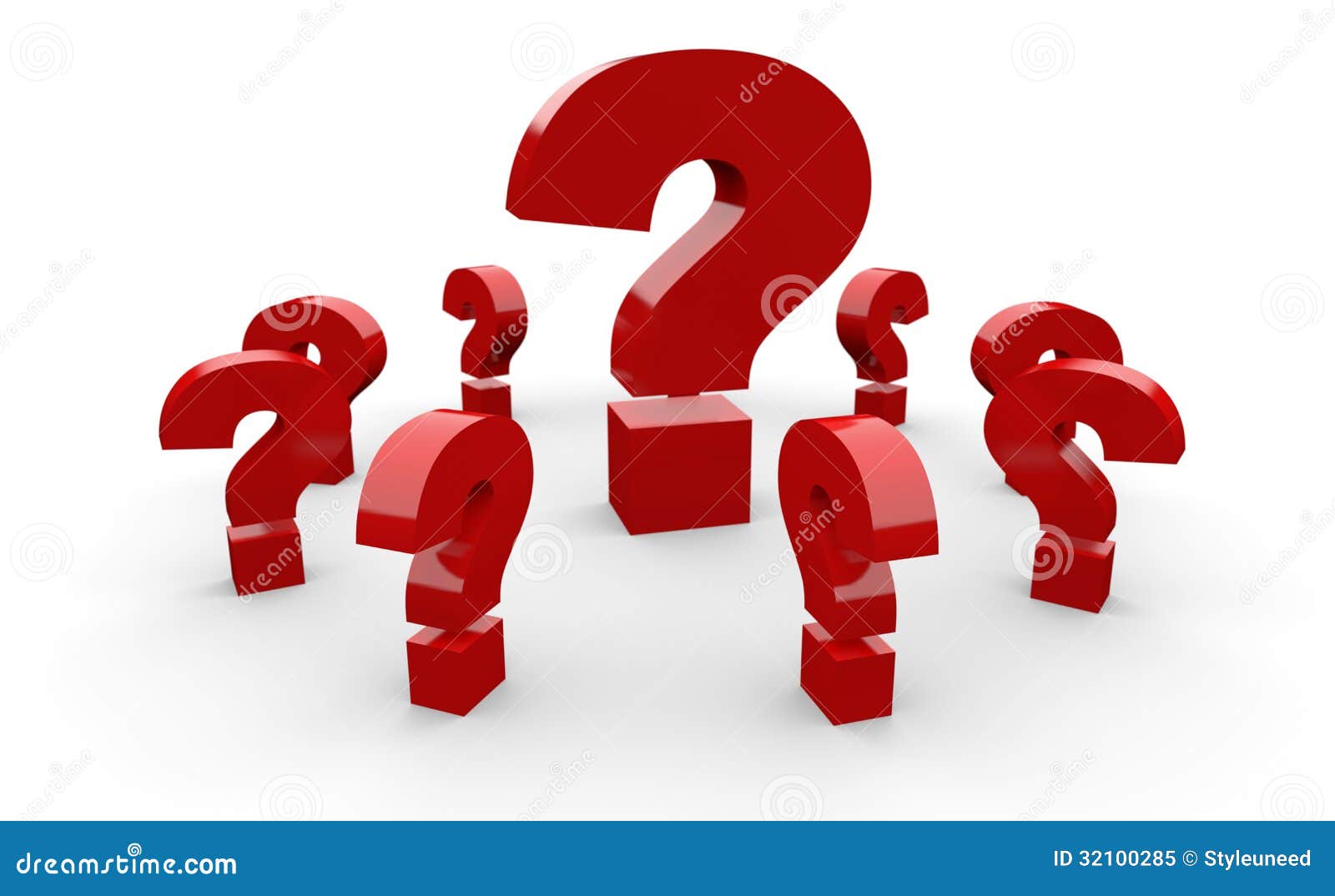 Red question marks stock illustration. Illustration of graphical - 32100285