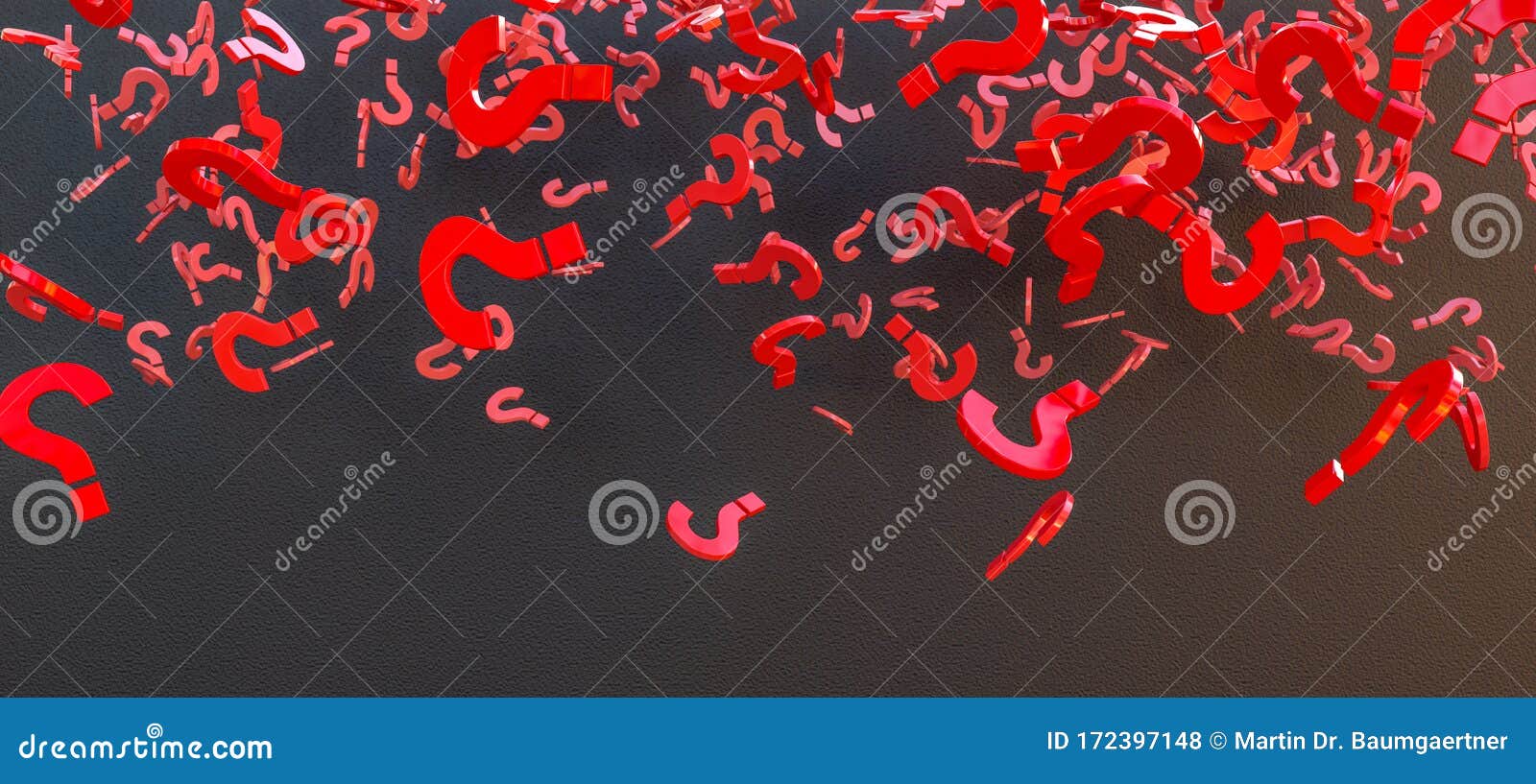 Red Question Marks Falling Down Stock Illustration - Illustration of ...
