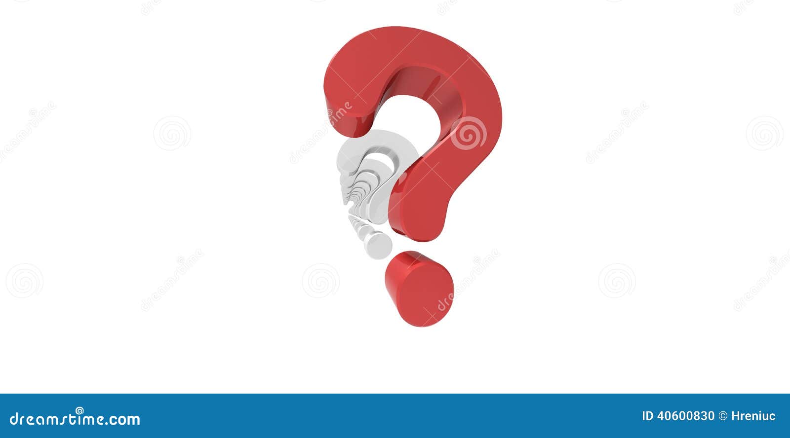 Red Question Marks Isolated on White Background Stock Illustration ...