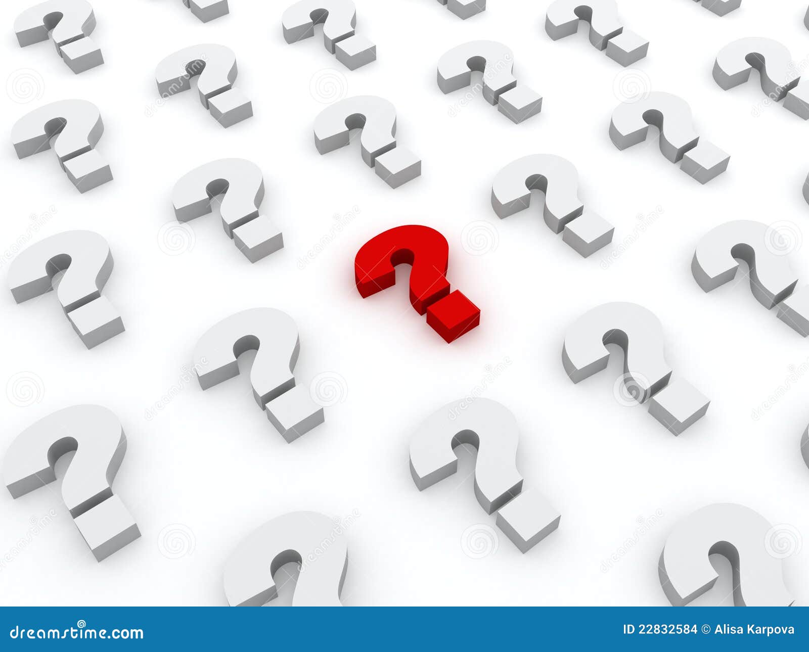 Red Question Symbol Sign in White Others Stock Illustration ...