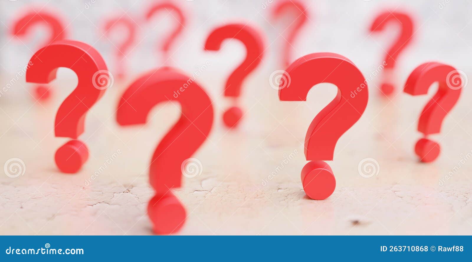 Red Questionmark on Blur Abstract Background. Doubt Symbol. 3d Stock ...