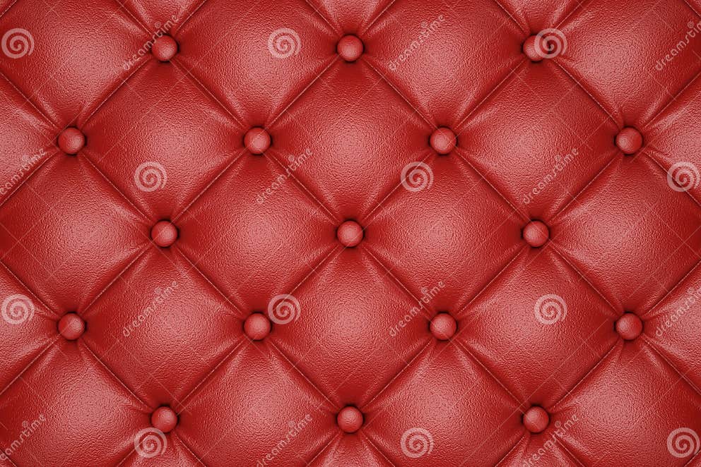 Red Quilted Leather Pattern Stock Illustration - Illustration of ...