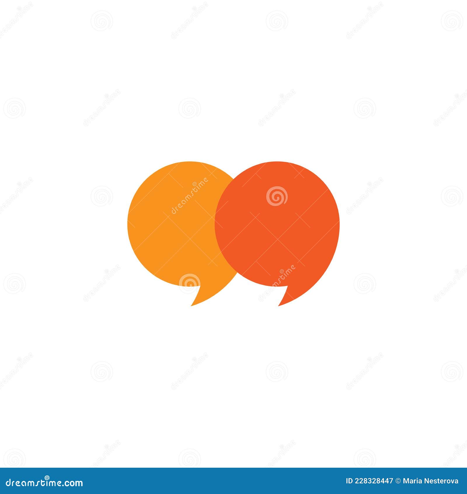 Red Quote Marks Isolated on White. Flat Reading Icon. Vector ...