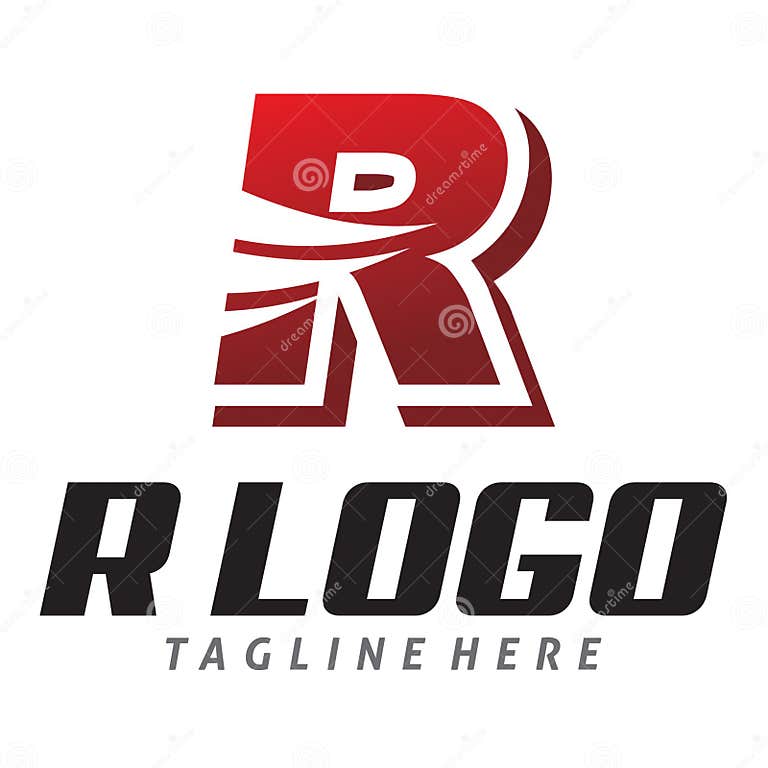 Red r logo stock vector. Illustration of internet, design - 88462242