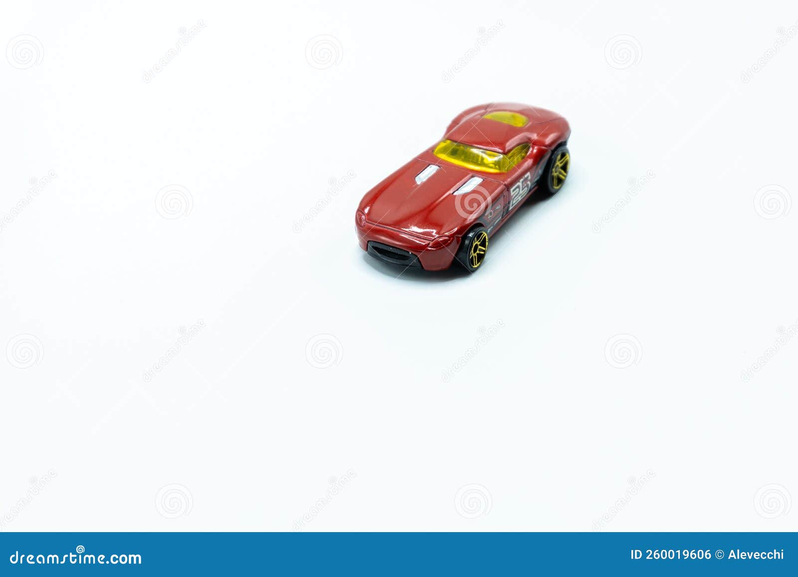 Red Race Car Toy with Yellow Windshield Stock Photo - Image of race ...