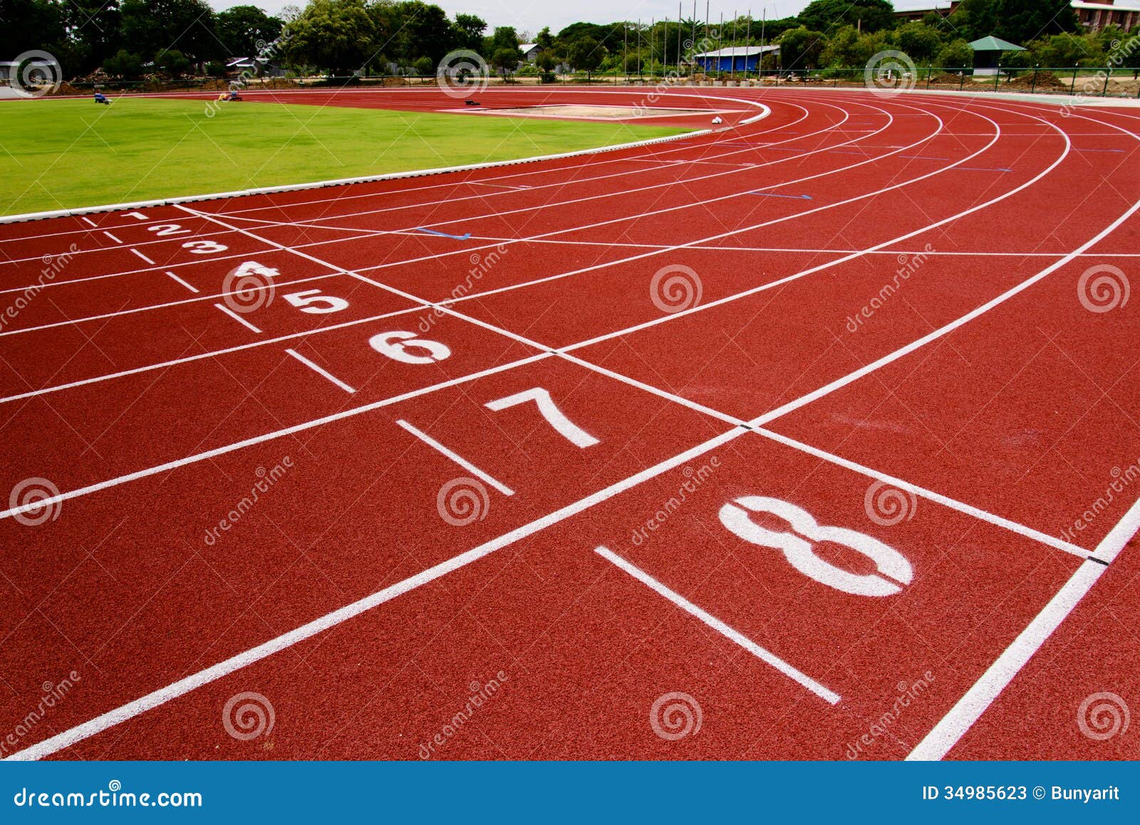 Red race for running stock image. Image of perspective - 34985623