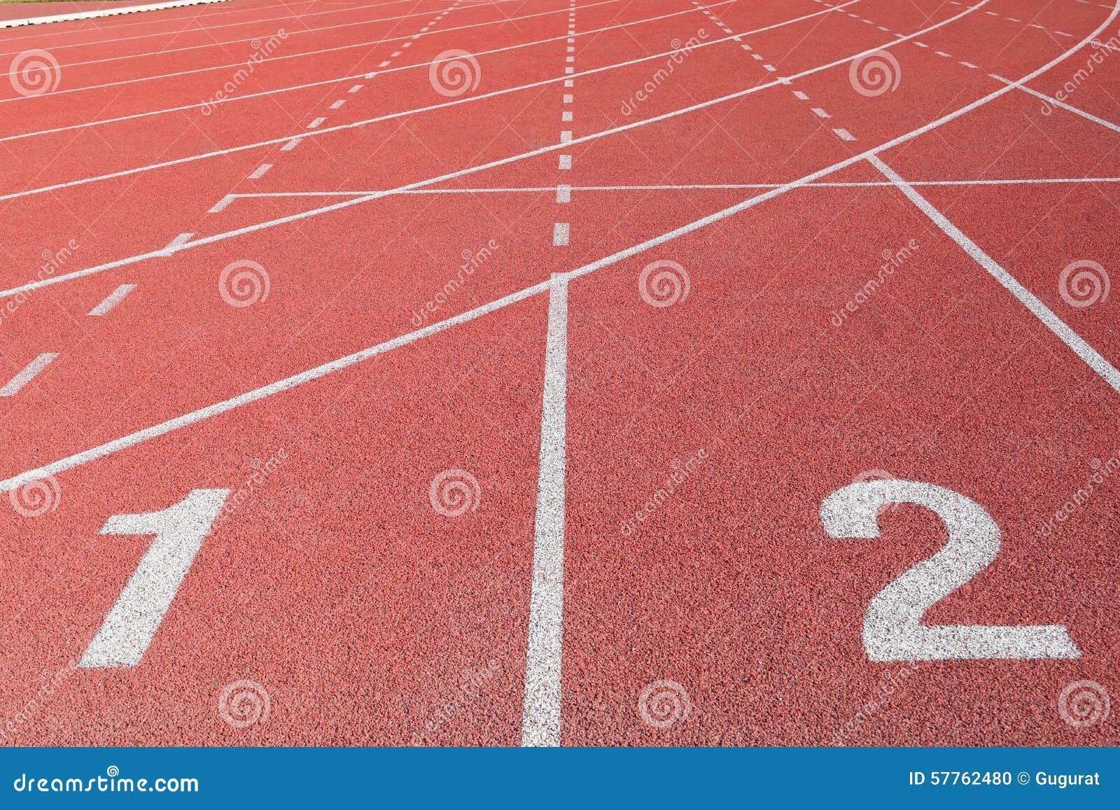 Red Race Track in an Arena on Background Stock Illustration ...