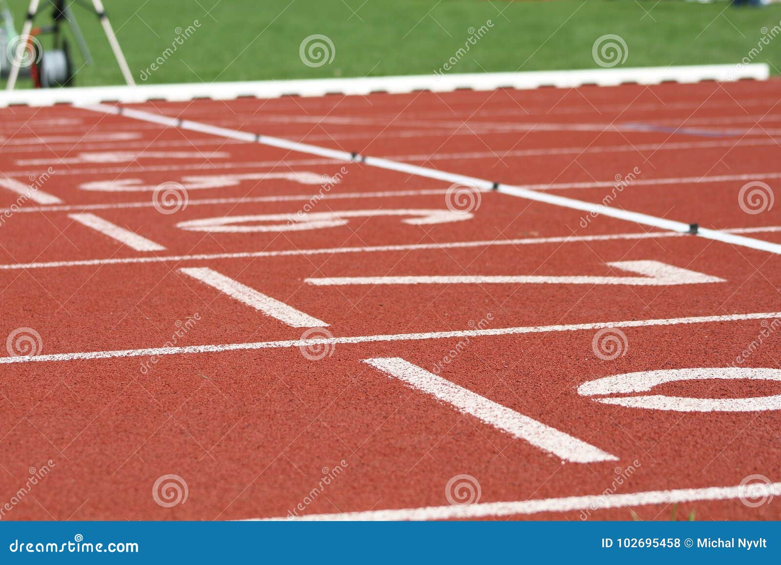Race track with numbers stock photo. Image of healthy - 102695458