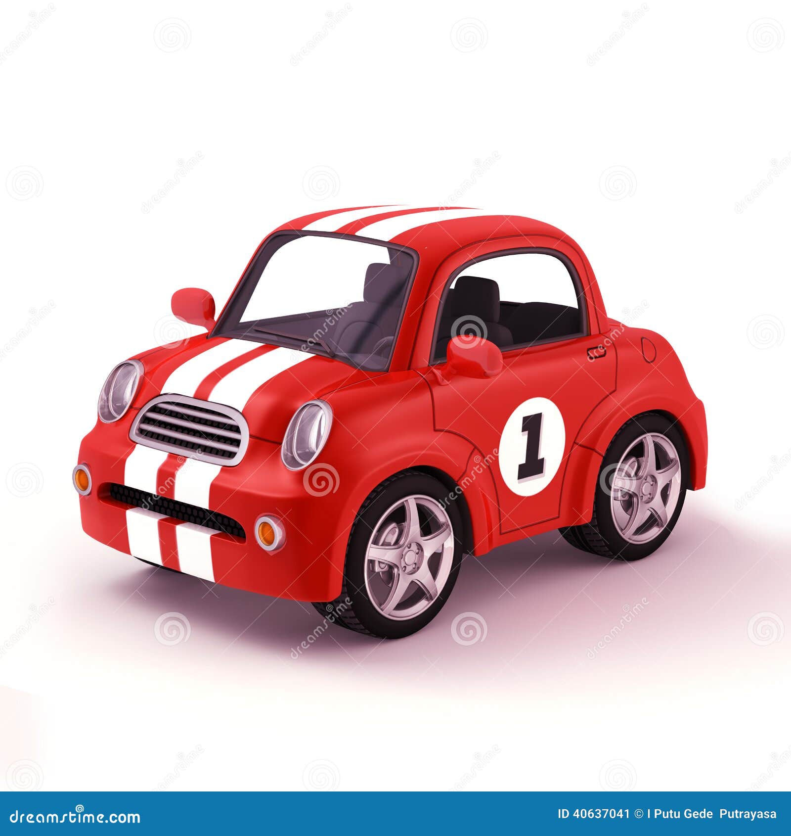 Red racing car stock illustration. Illustration of racing - 40637041