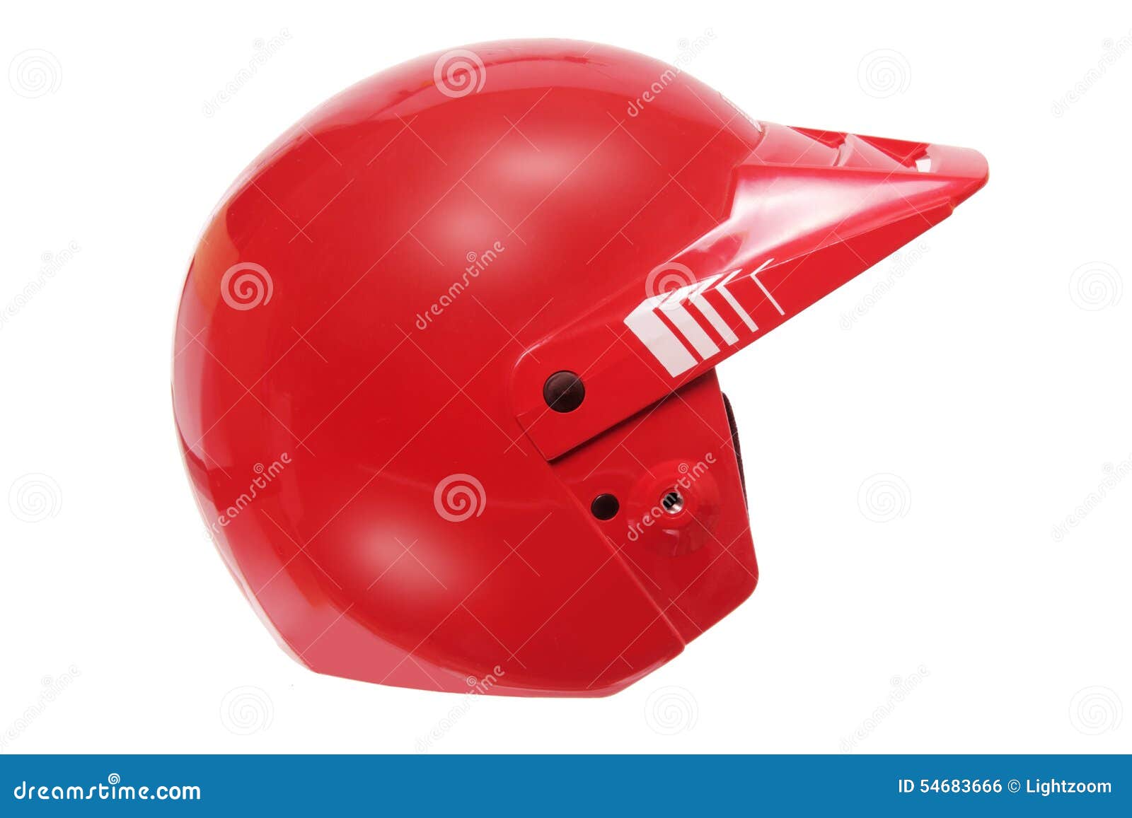 Red Racing Helmet stock photo. Image of gear, sportswear - 54683666