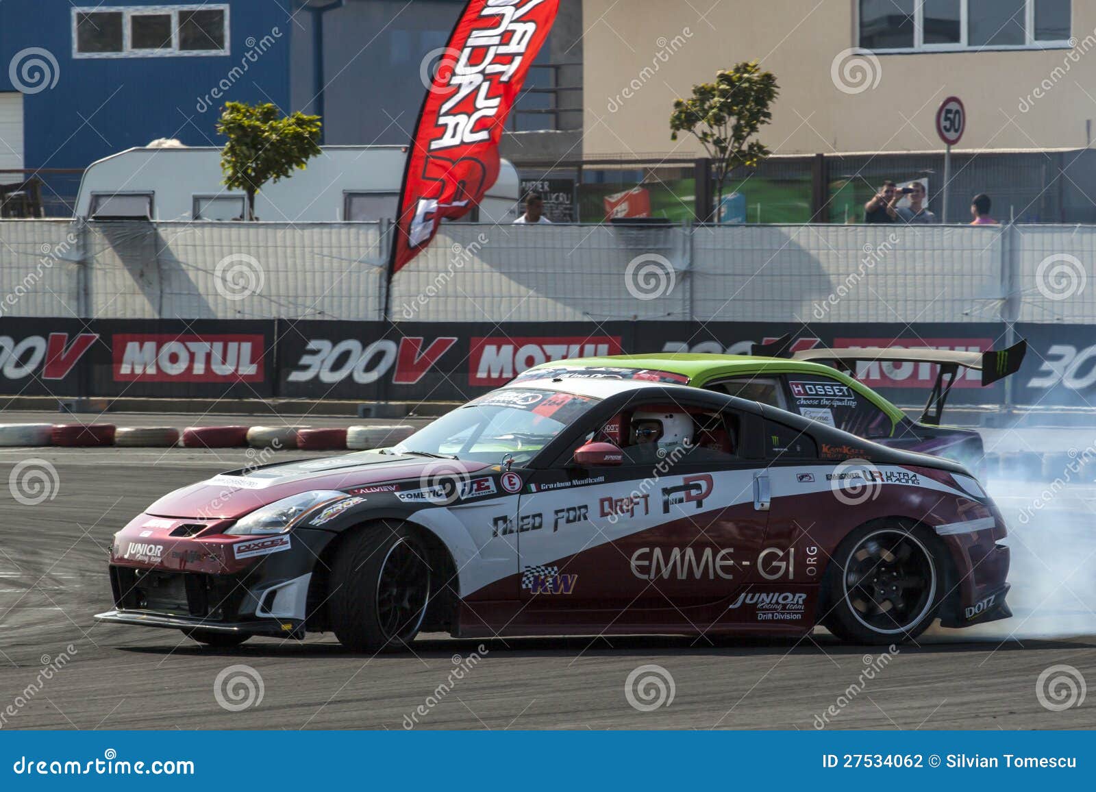 Red Racing Modified Car Drifting Editorial Photography - Image of ...