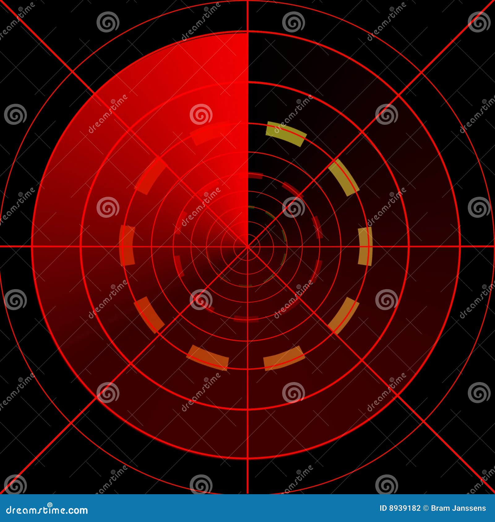 Red radar screen stock illustration. Illustration of europe - 8939182