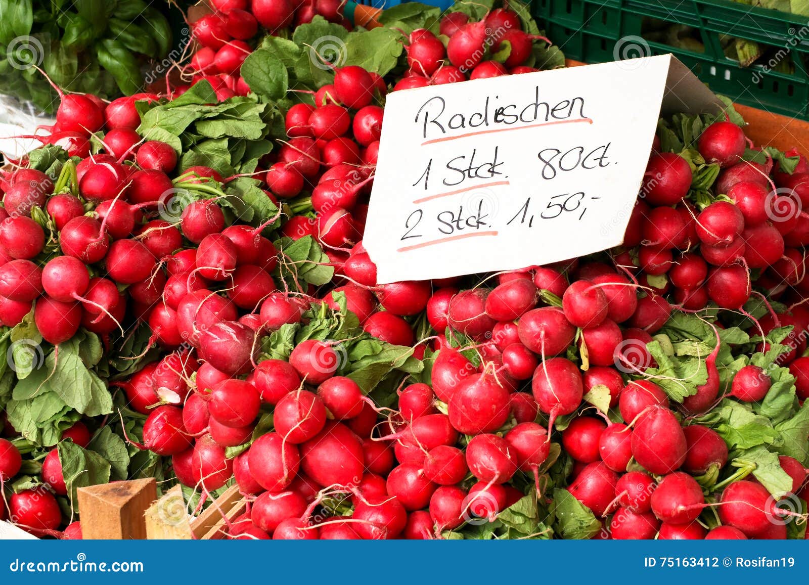 Red raddish stock photo. Image of market, healthy, fresh - 75163412