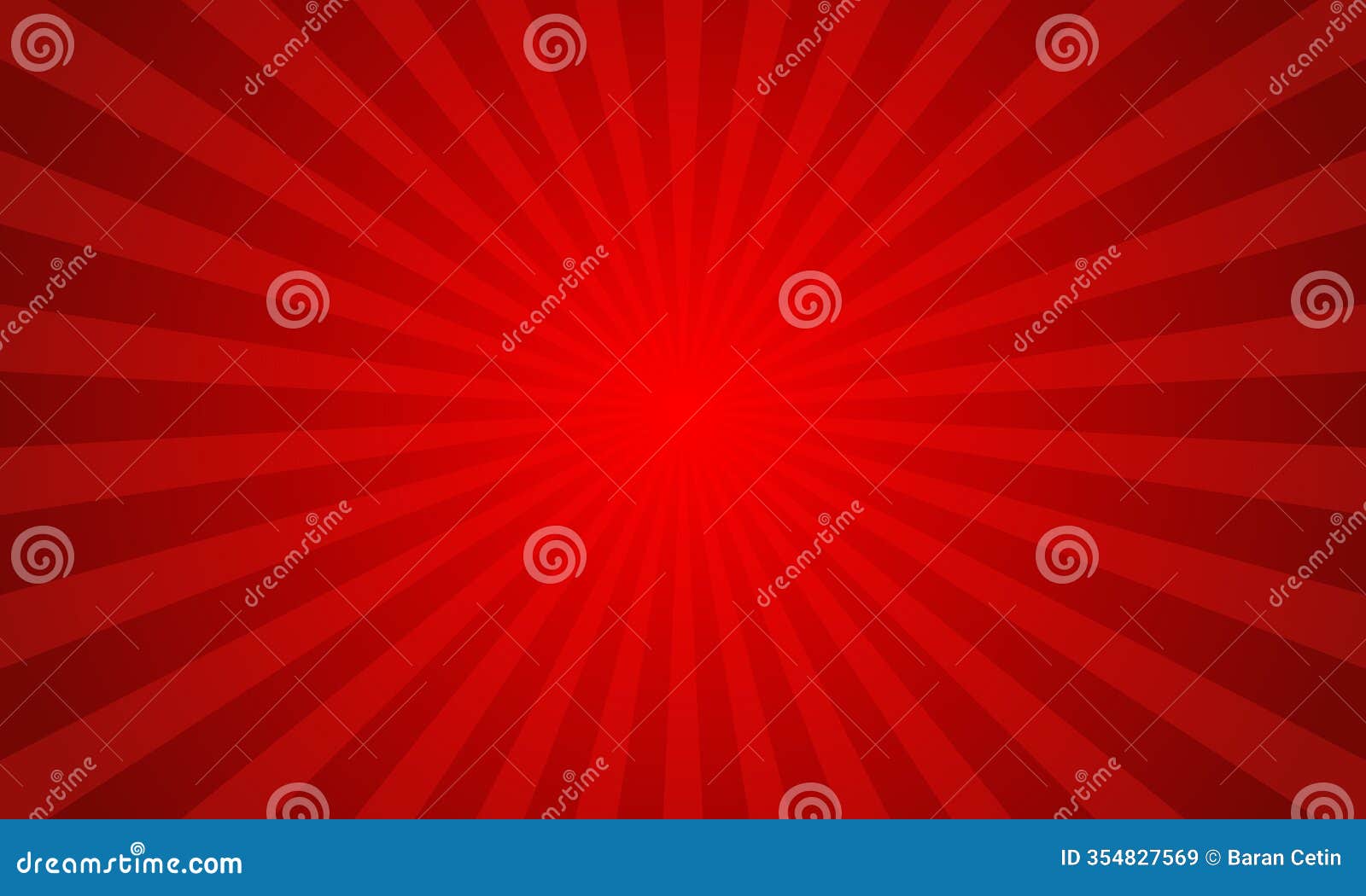 Red Radial Burst Background with Light Stock Illustration ...