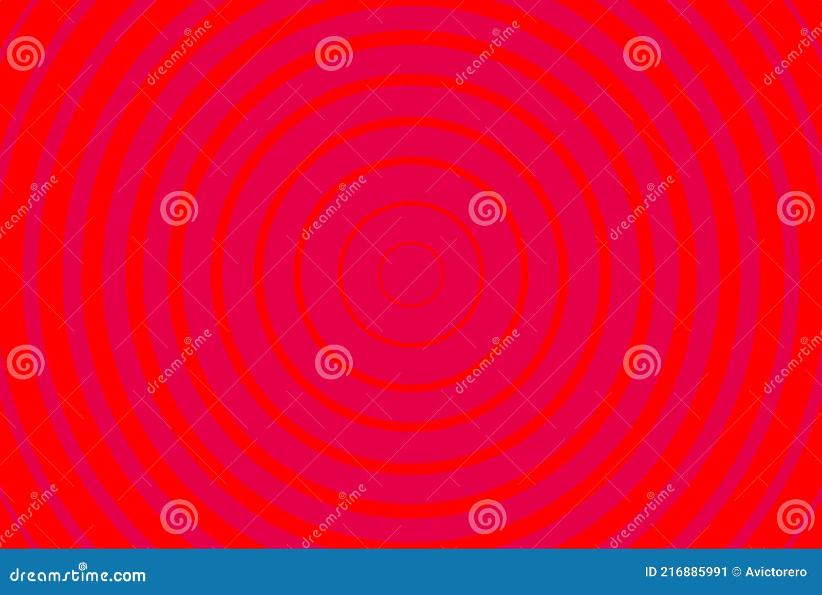 Red Radiating Concentric Circle Pattern Background Stock Vector ...