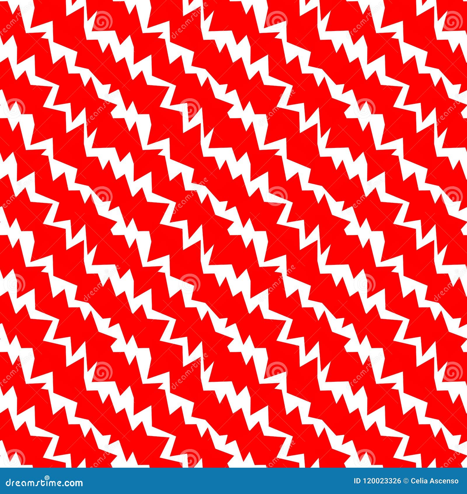 Red Rage Spikes Pattern Background Stock Illustration - Illustration of ...