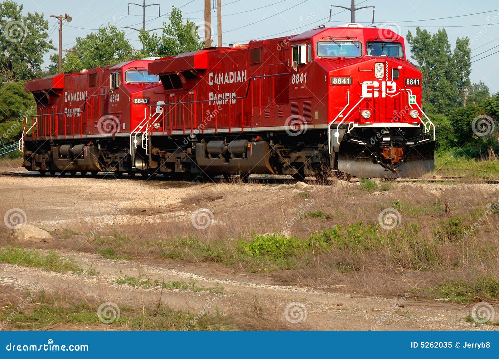 Red Railroad Locomotives Royalty-Free Stock Photography | CartoonDealer ...