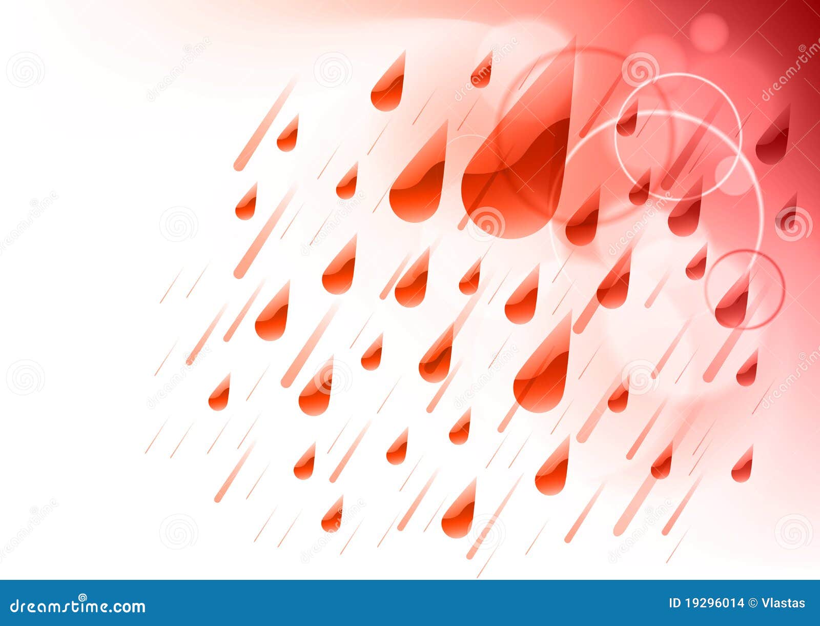 Red rain stock vector. Illustration of pattern, bright - 19296014