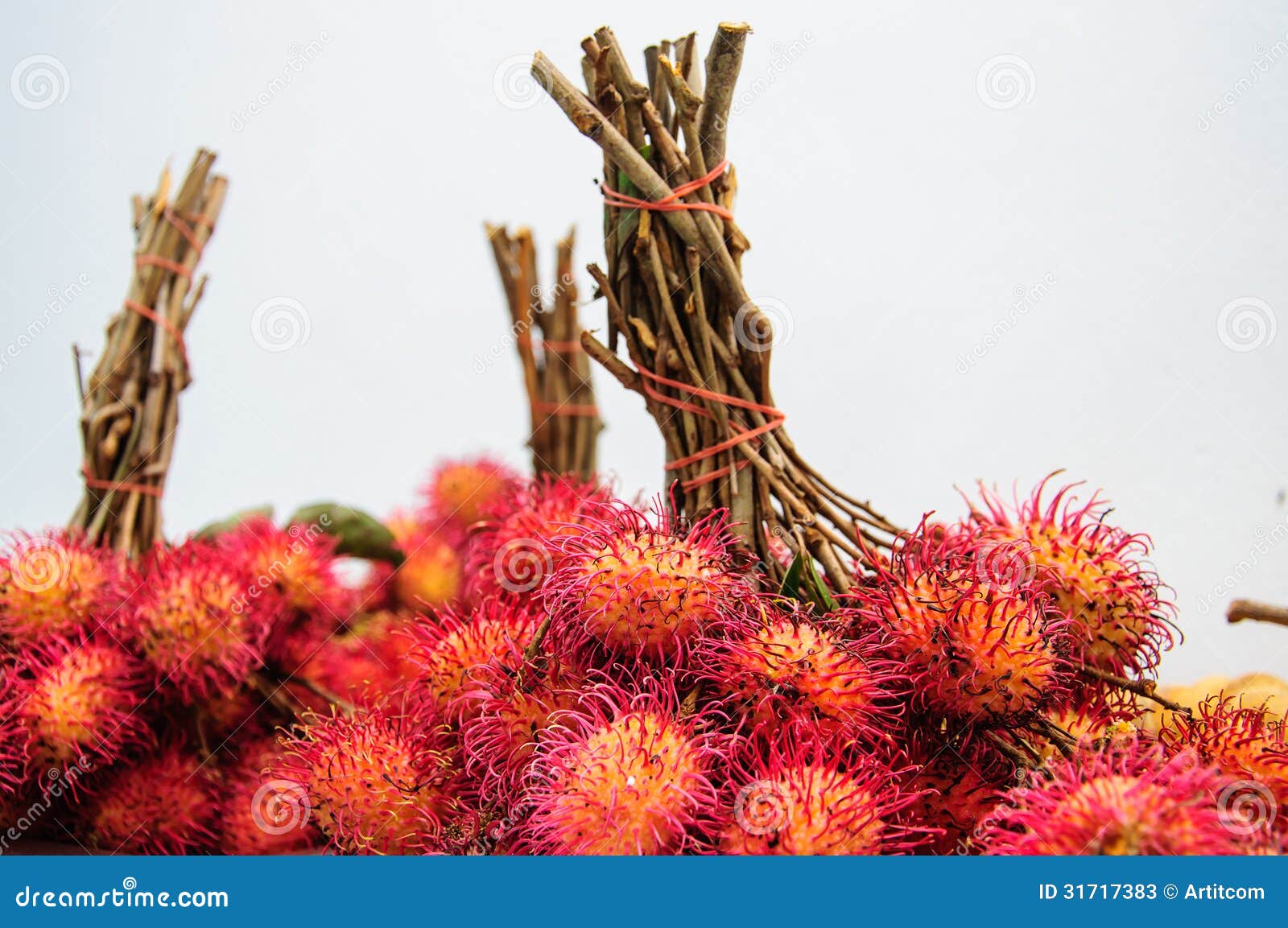 Red Rambutan stock image. Image of asian, leaf, diet - 31717383