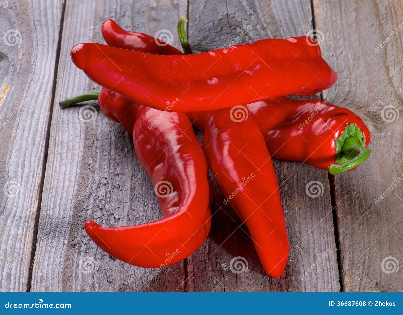 Red Ramiro Peppers stock photo. Image of nutrient, pepper - 36687608