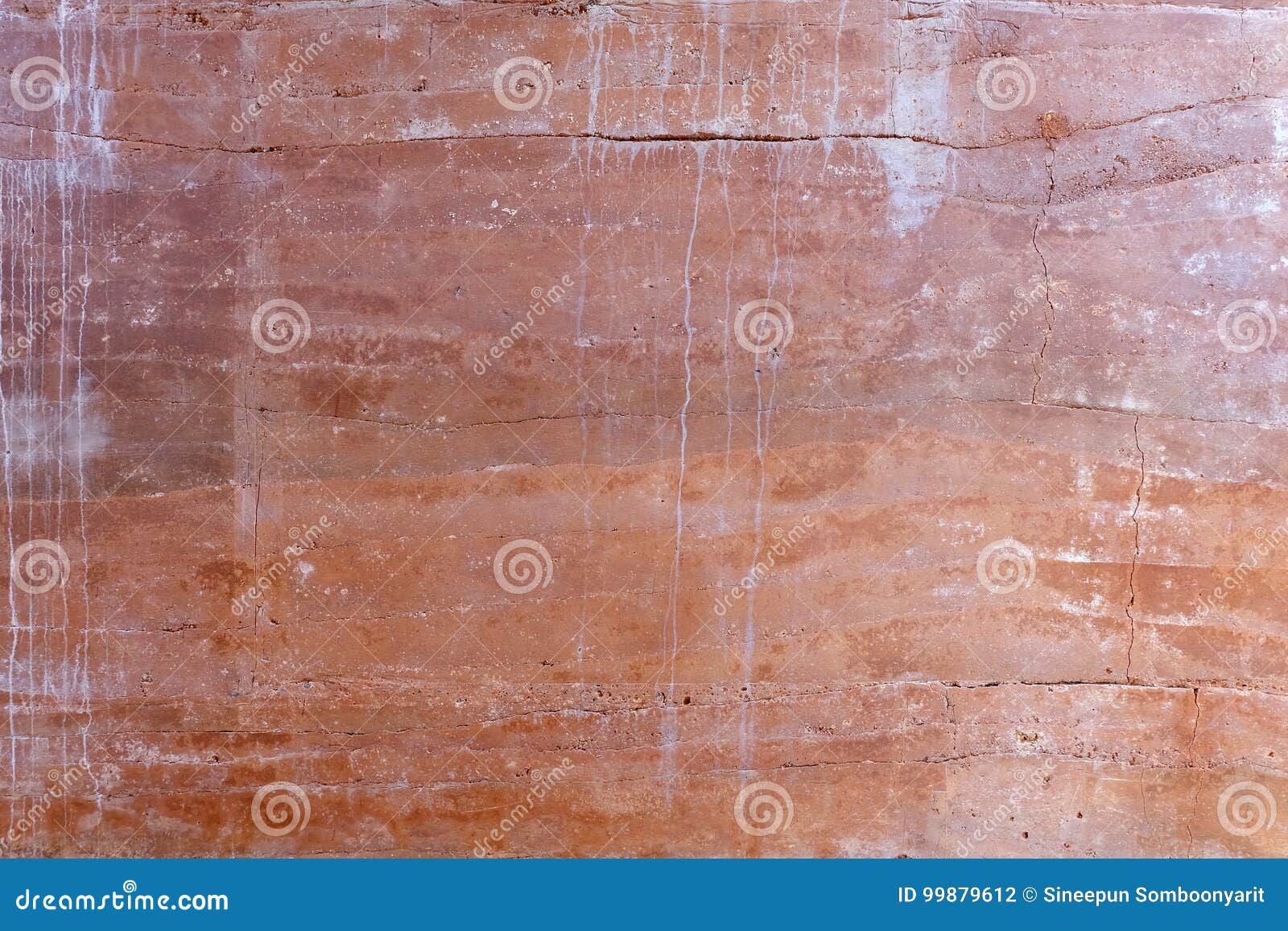 Red Rammed Earth Wall Texture Stock Photo - Image of pattern, stained ...