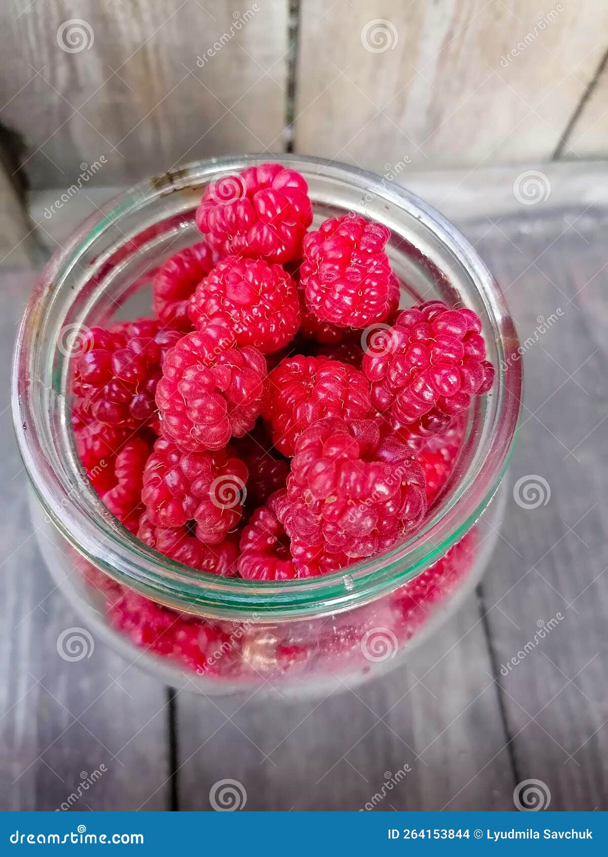 Red Raspberry Berry is in a Jar Stock Photo - Image of berry, raspberry ...