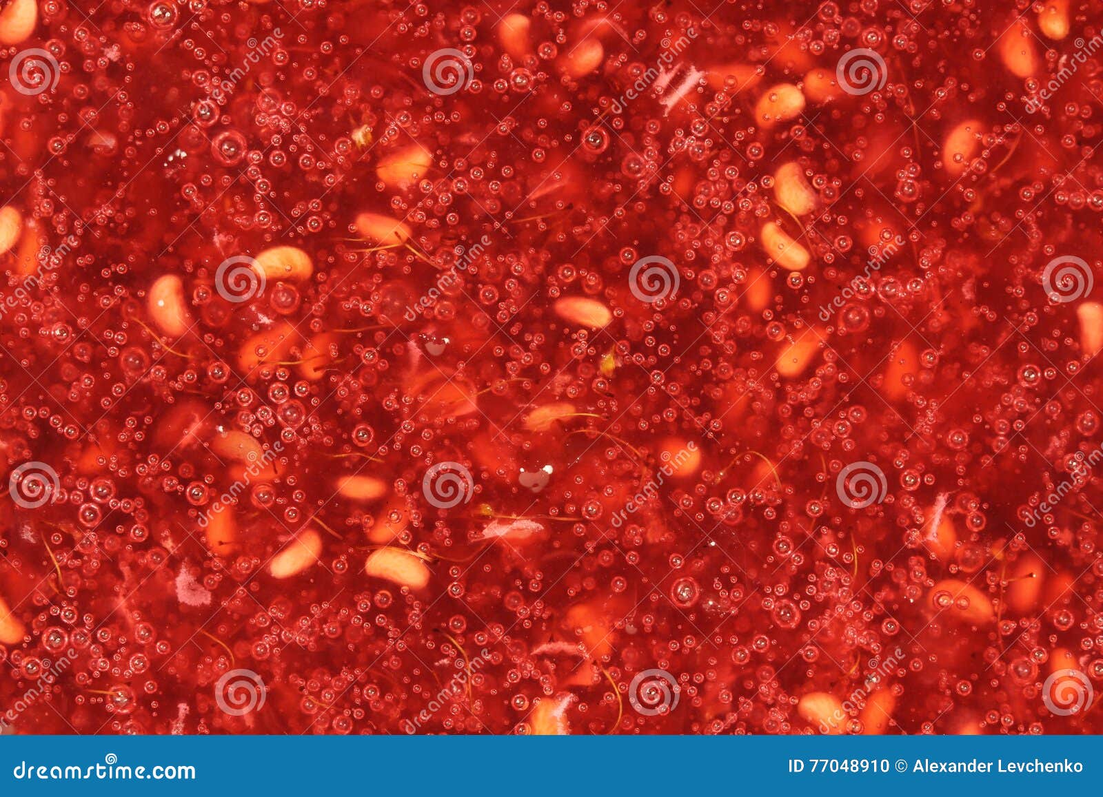 Red Raspberry Jam Background Stock Photo - Image of fruit, sweetness ...