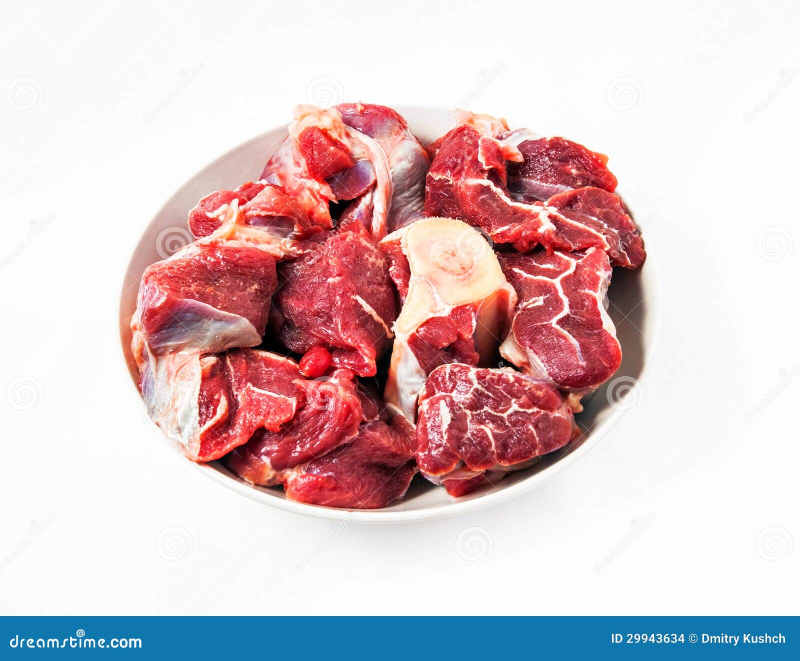 Red raw meat over white stock photo. Image of lean, background - 29943634