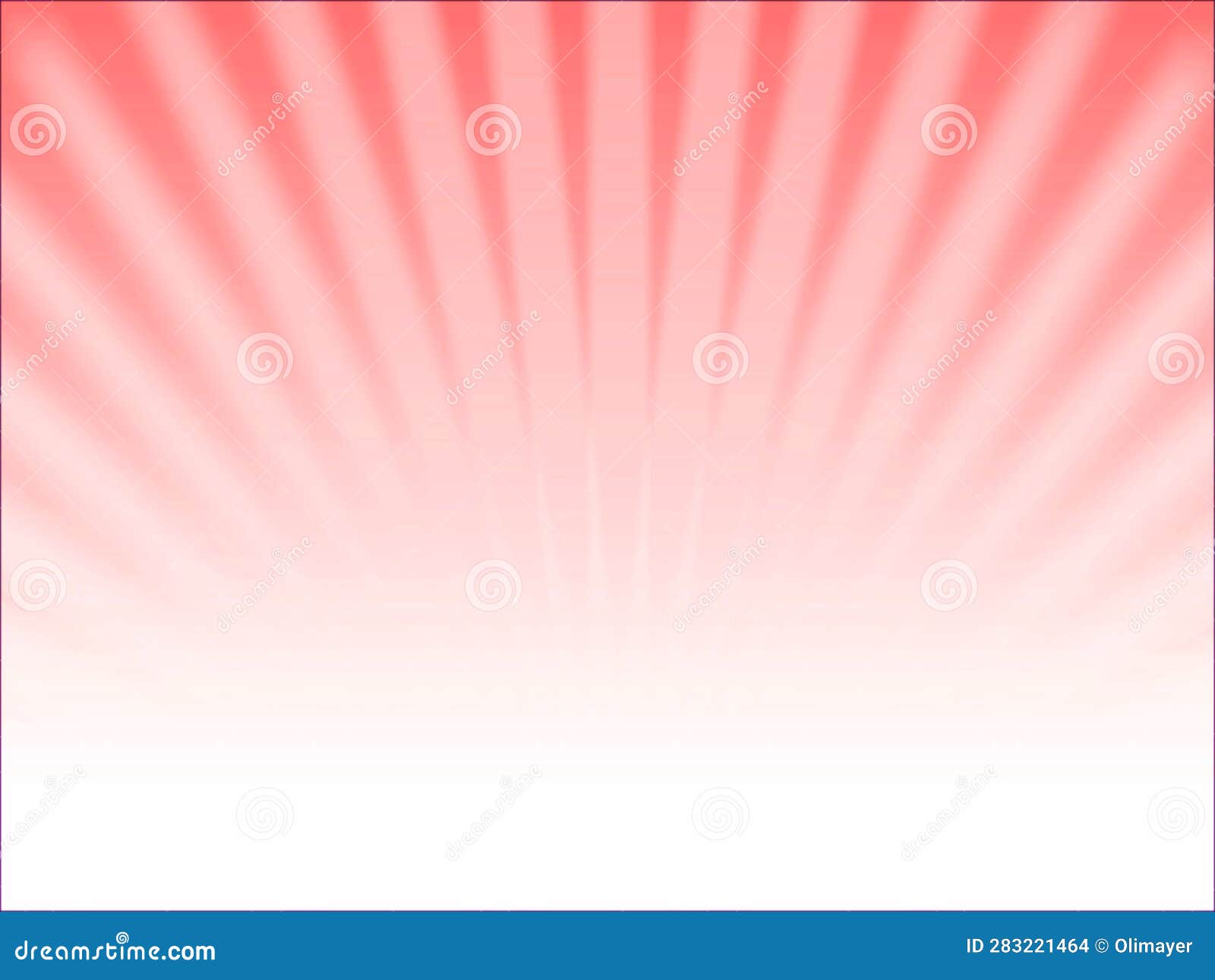 Red Ray Sunburst Style Abstract Background Stock Illustration