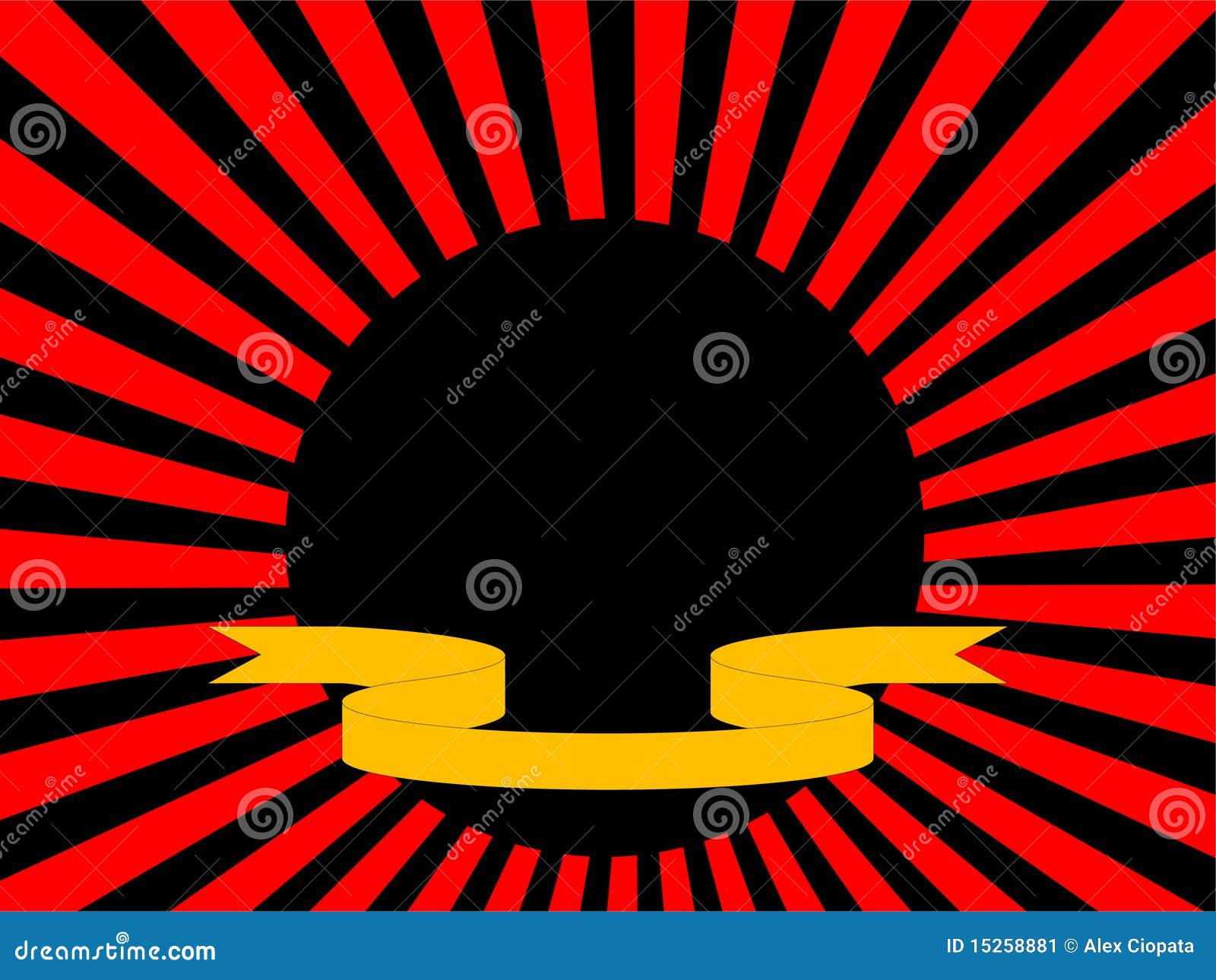 Red Rays stock vector. Illustration of ribbon, abstract - 15258881