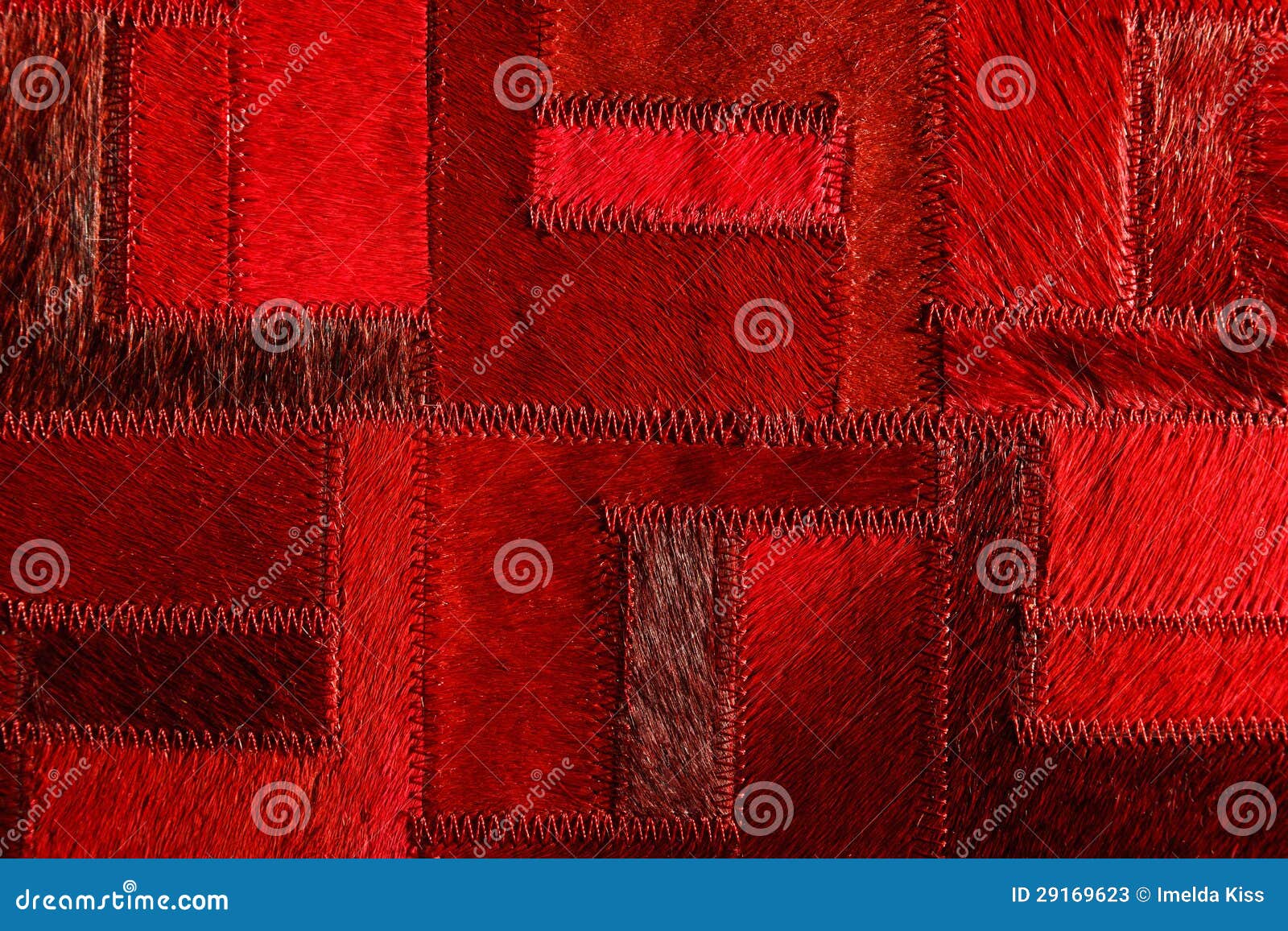 Red real leather patchwork stock image. Image of leathern - 29169623