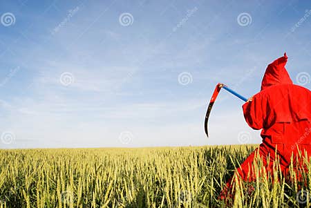 Red reaper series stock image. Image of blade, spooky - 11087497