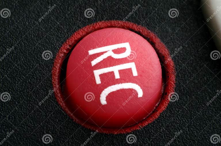 Red record button stock image. Image of channel, hitech - 90404209