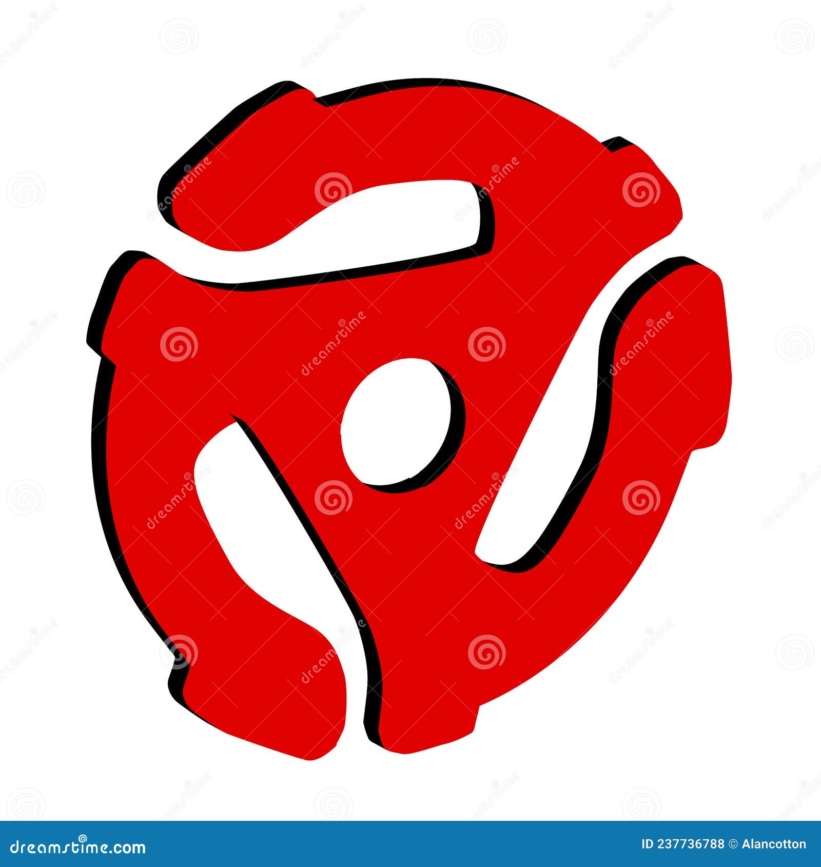 Red Record Spider stock vector. Illustration of spider - 237736788