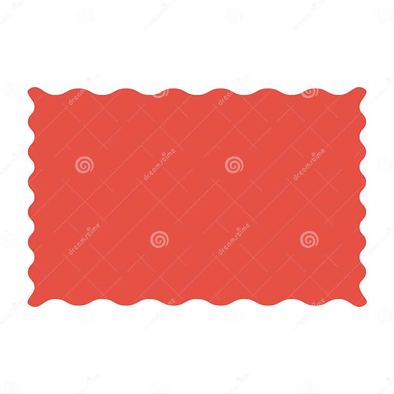 Red Rectangle Frame Geometric Shape Stock Illustration - Illustration of banner, vector: 345612934