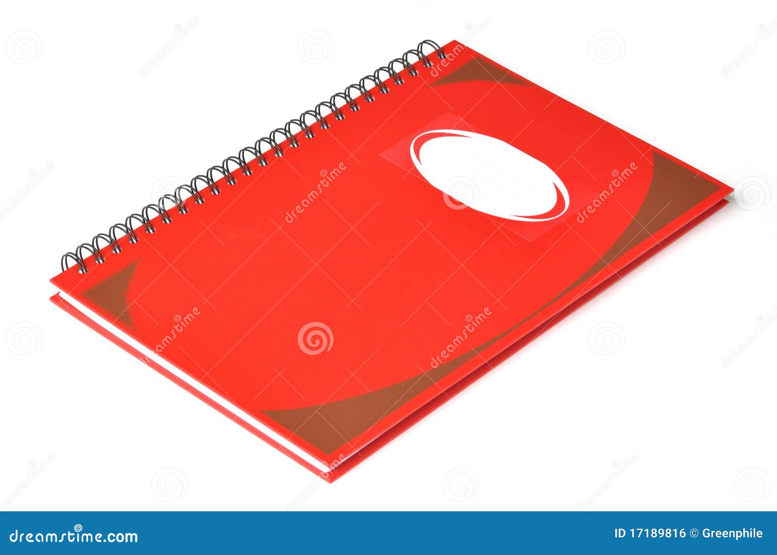 Red rectangular notebook stock photo. Image of pattern - 17189816