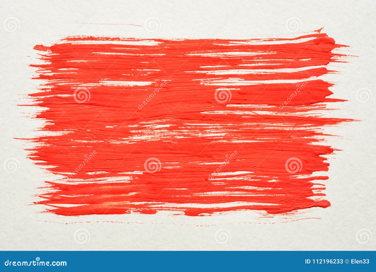 Red Rectangular Brush Stroke Stock Illustration - Illustration of ...