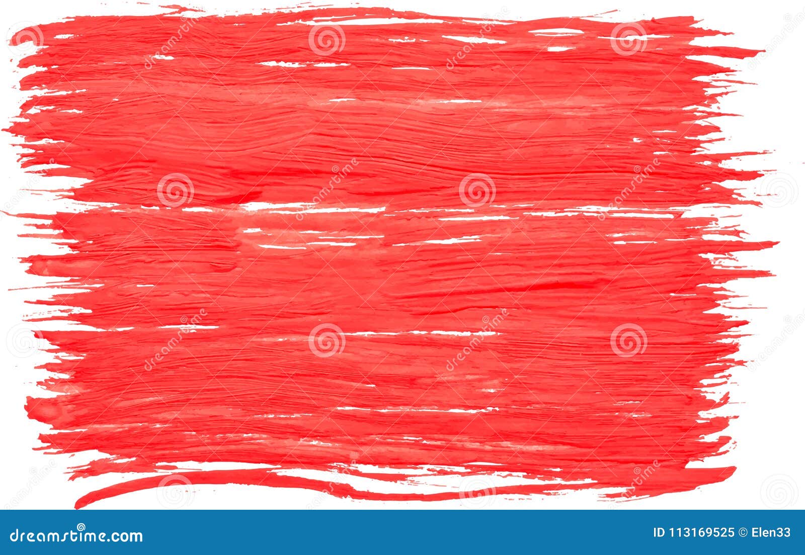 Red Rectangular Watercolor Texture Cartoon Vector | CartoonDealer.com ...