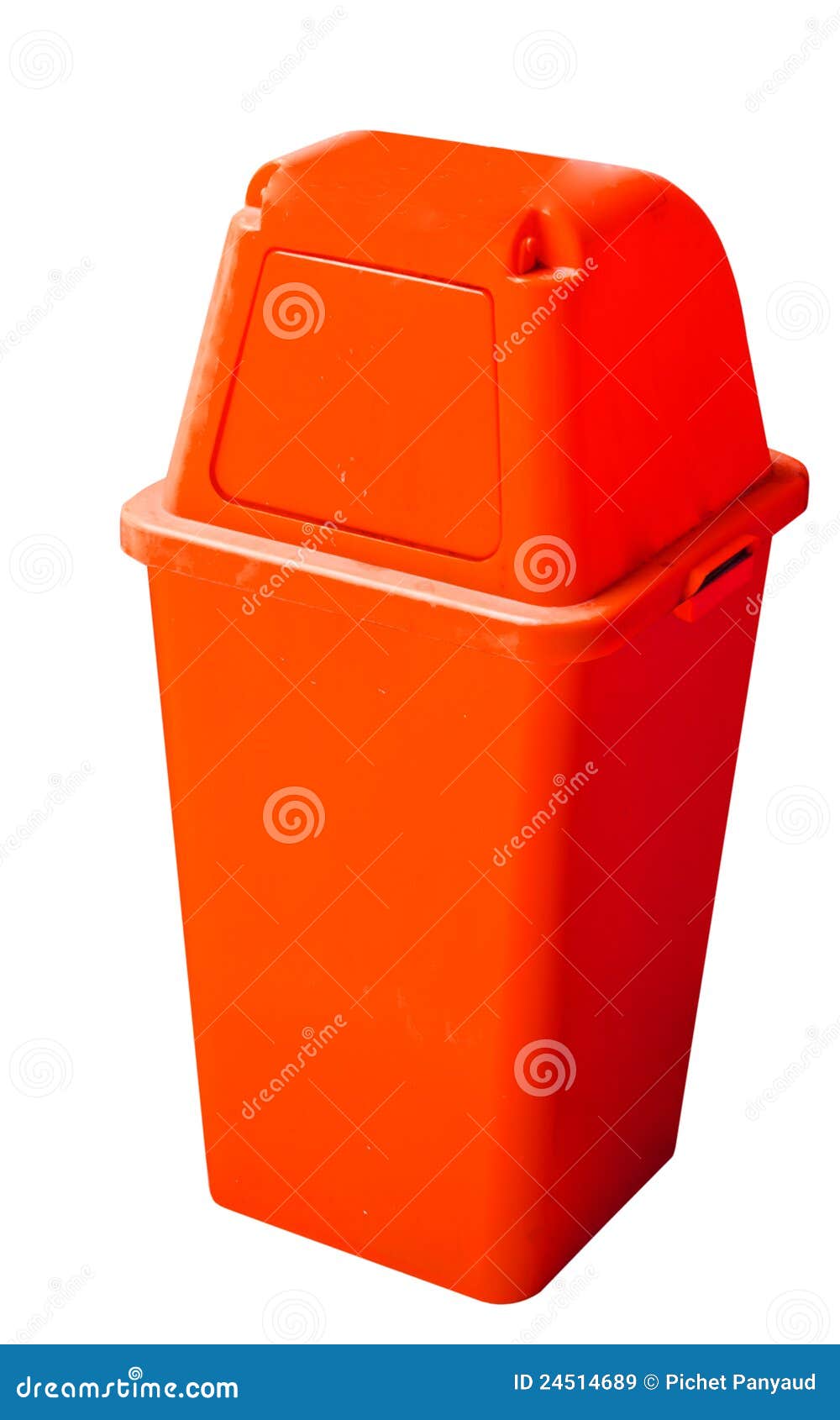Red recycle bin stock image. Image of throw, pollution - 24514689