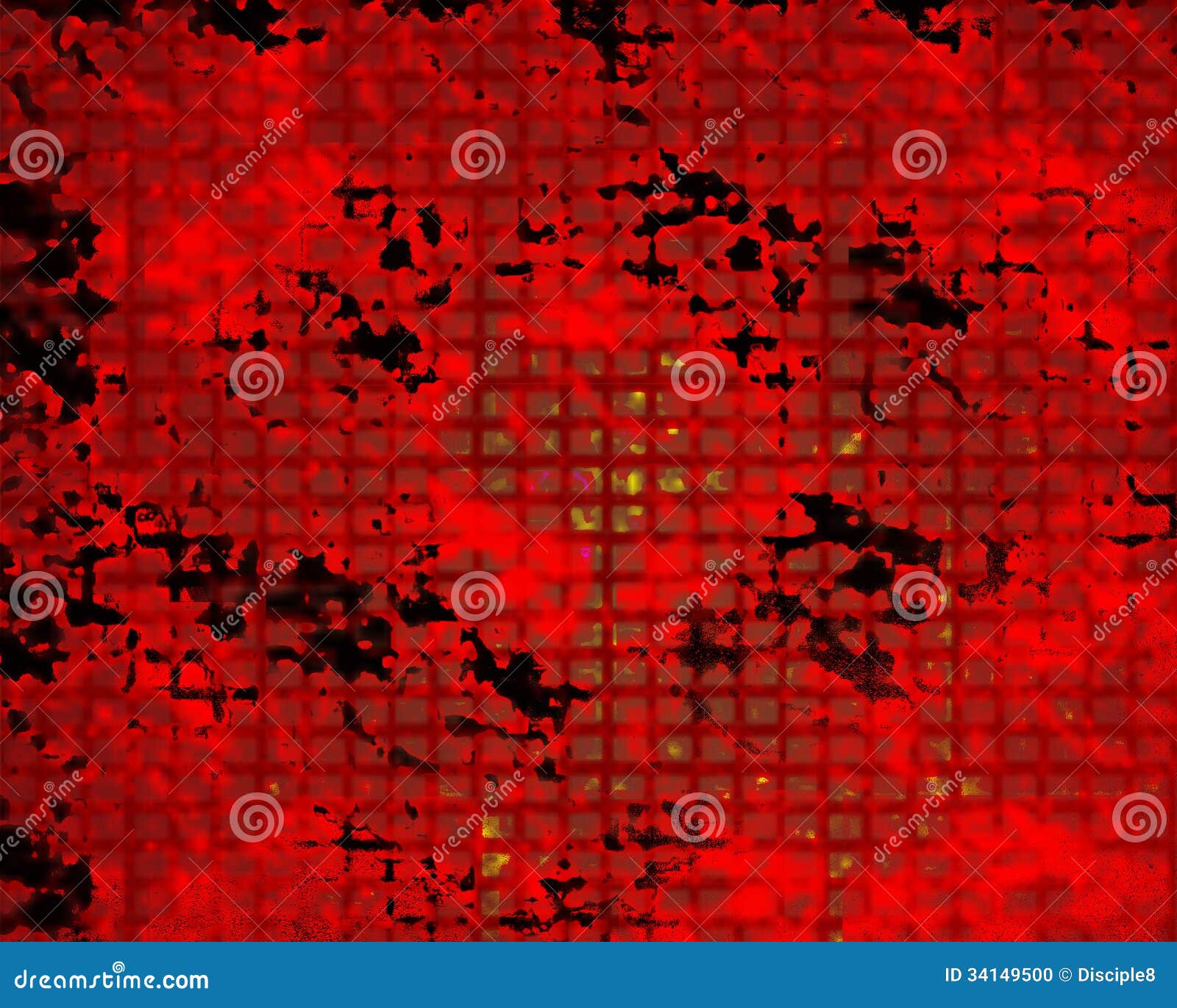 Red Red Grid stock illustration. Illustration of digital - 34149500